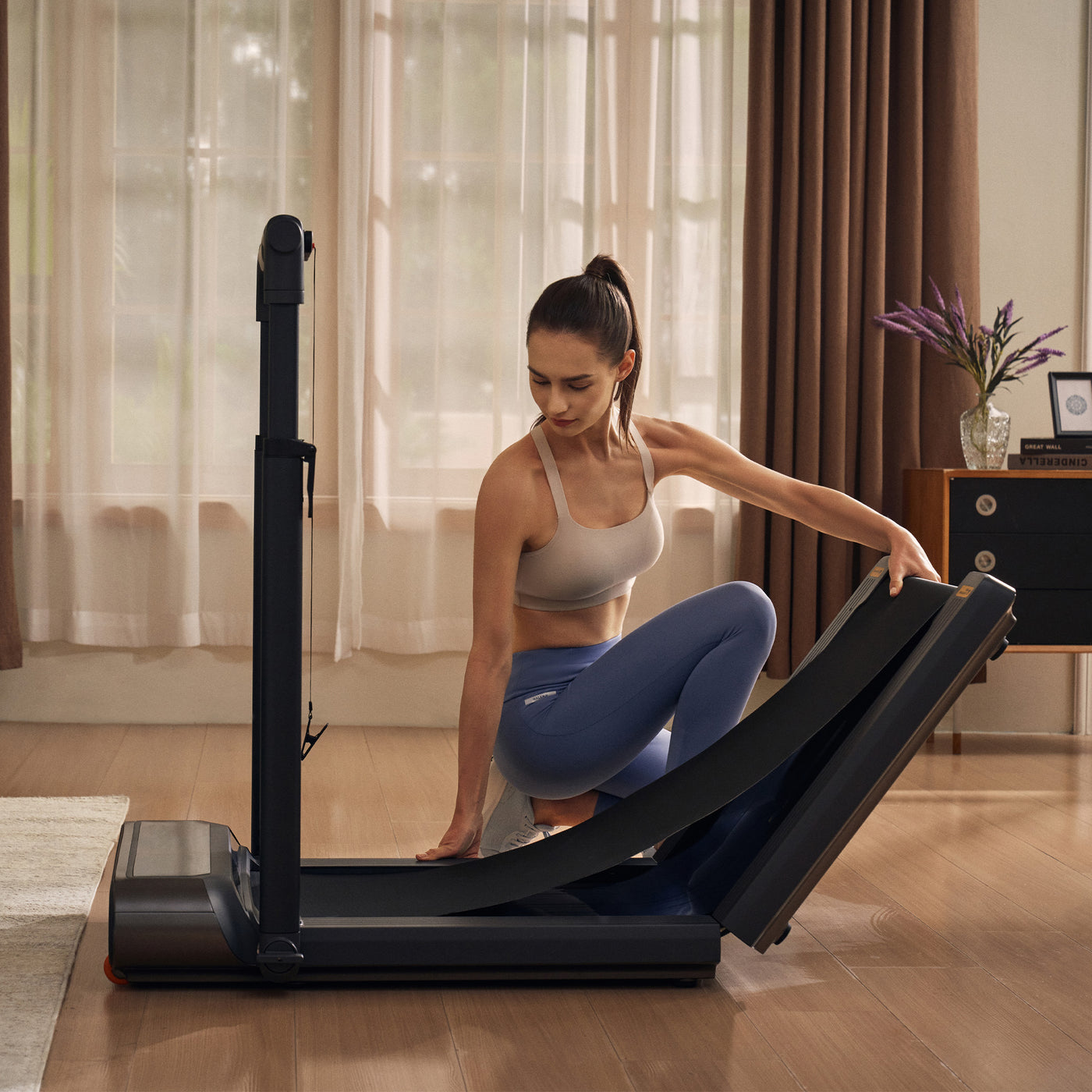 King Smith Walking Pad R3 Hybrid Foldable Treadmill with Hands-Free ...