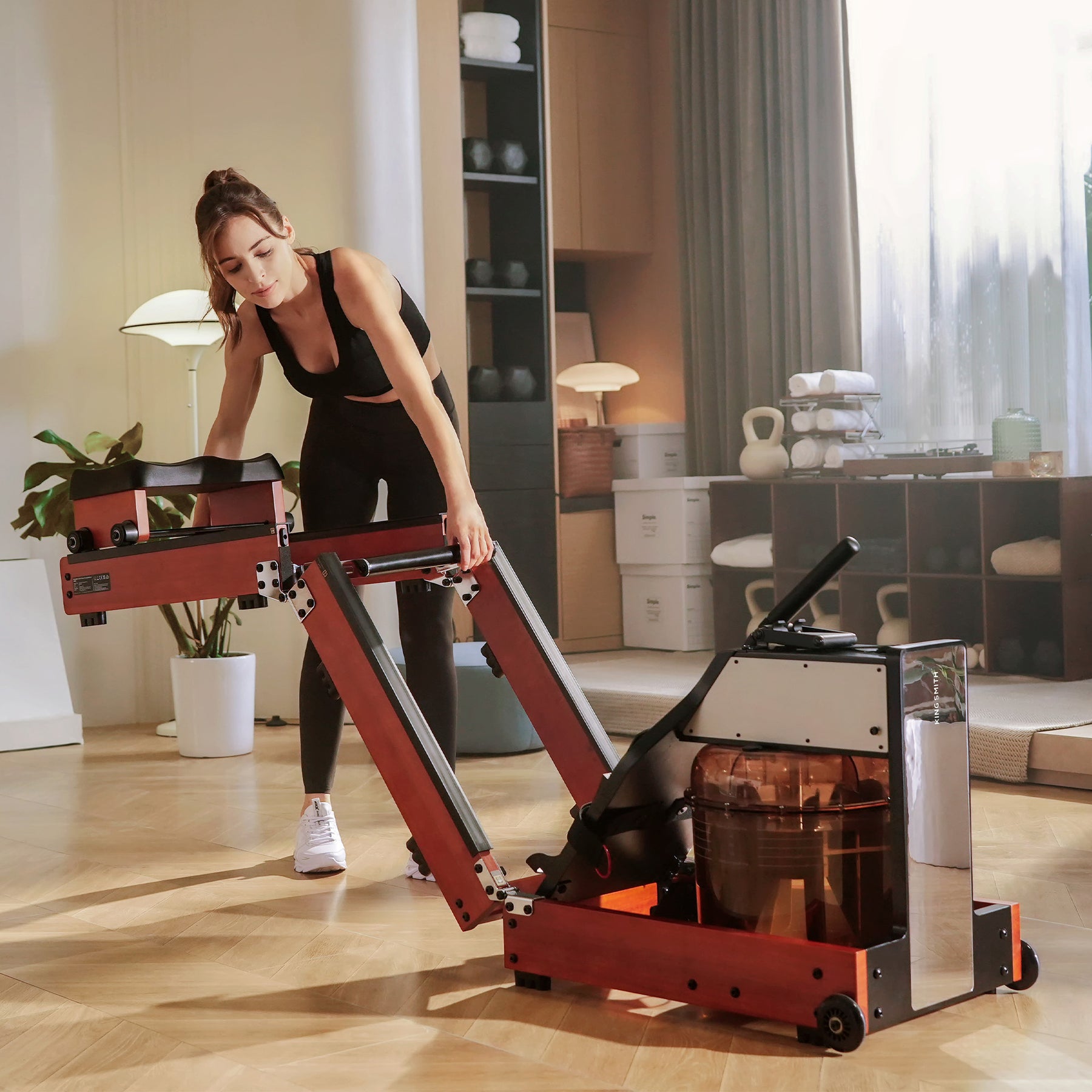 2025 Best Foldable Water Rowing Machine -Patented Tri-fold technology ...